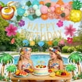 Summer Tropical Party Decorations, Beach Birthday Bash Party Supplies ...