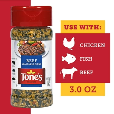 Tone's Garlic & Herb Seasoning Blend, 2.5 oz - Walmart.com