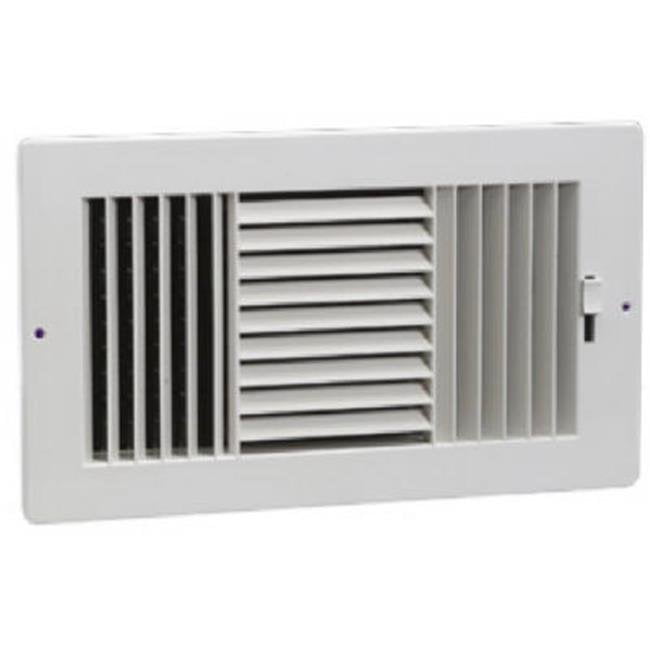 Click here for Swivel 383w12x6 3 Way Sidewall Register  12 X 6 In prices