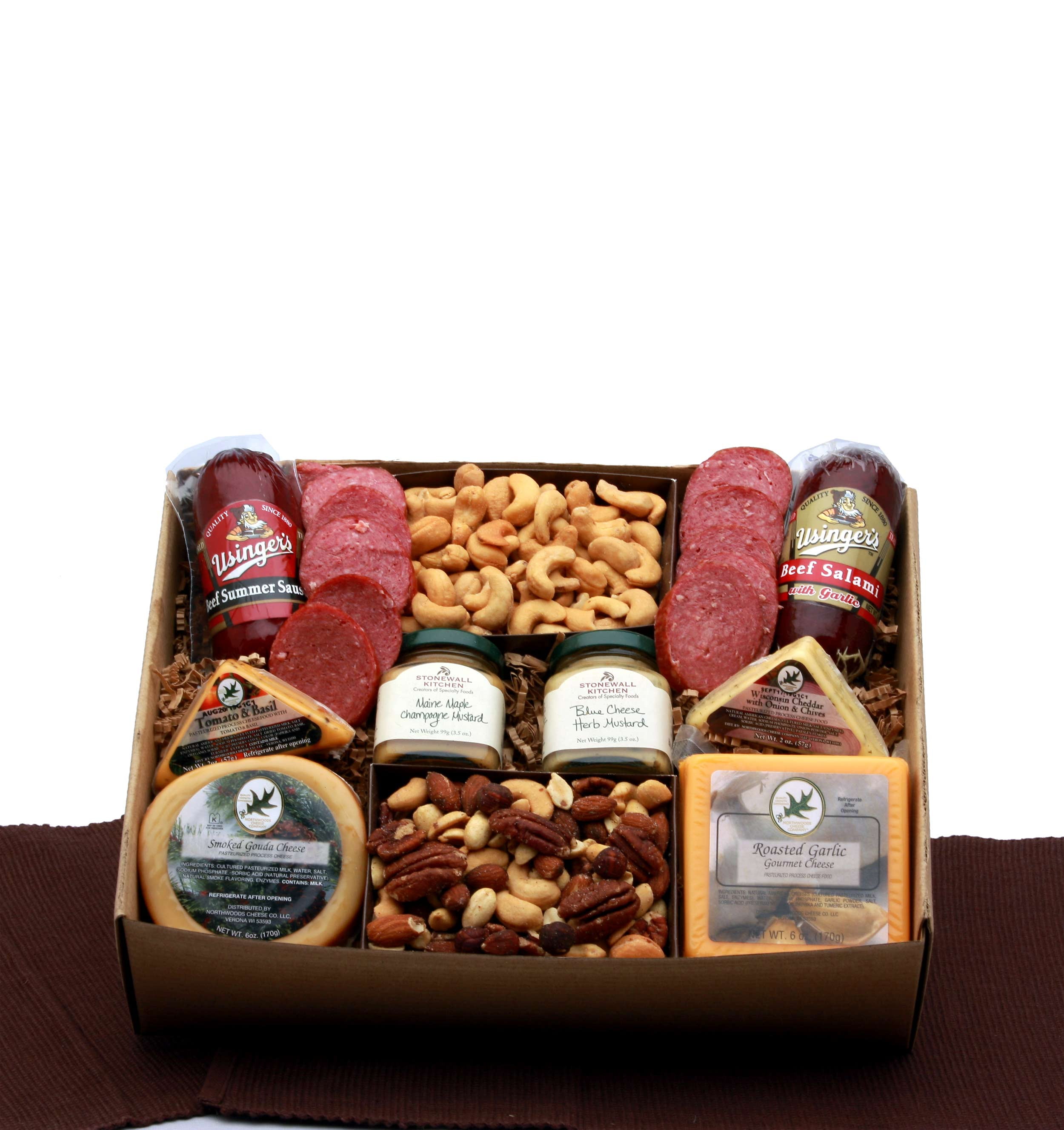 Savory Favorites Gift Box Meat and Cheese - Walmart.com