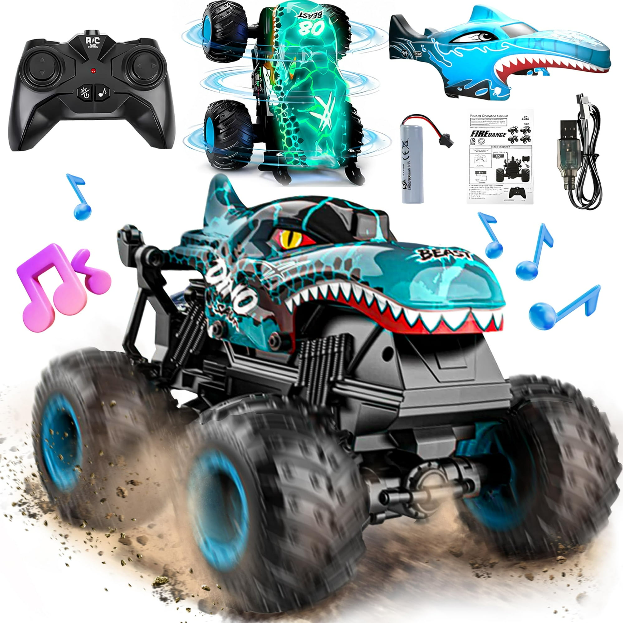 Click here for Bezgar Monster Truck Toys - Remote Control Monster... prices