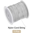 0.4mm Nylon String for Bracelets, 153 Yard Satin Cord Beading Thread ...