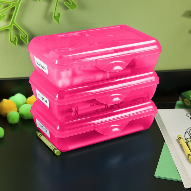 Plastic Pencil Box Walmart