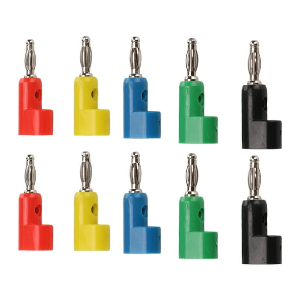 Open Screw Banana Plug,10Pcs Solderless Banana Plug Banana Socket ...