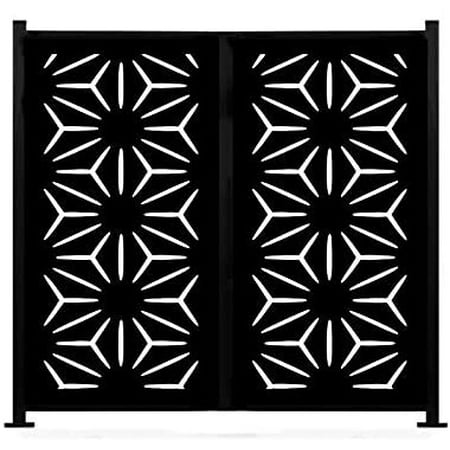 Laser Cut Big Diamond Design 4ft x 4ft H Privacy Partition, divider ...