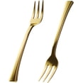 Mini Forks For Desserts - Bulk Pack Of 200 Mini Gold Dessert Forks ...