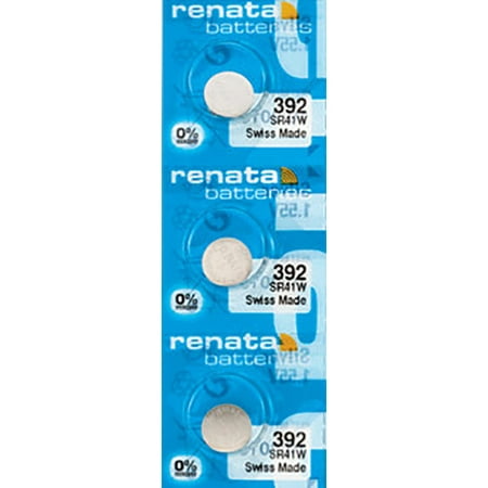 3 x Renata 392 Watch Batteries, SR41W Battery | Walmart Canada