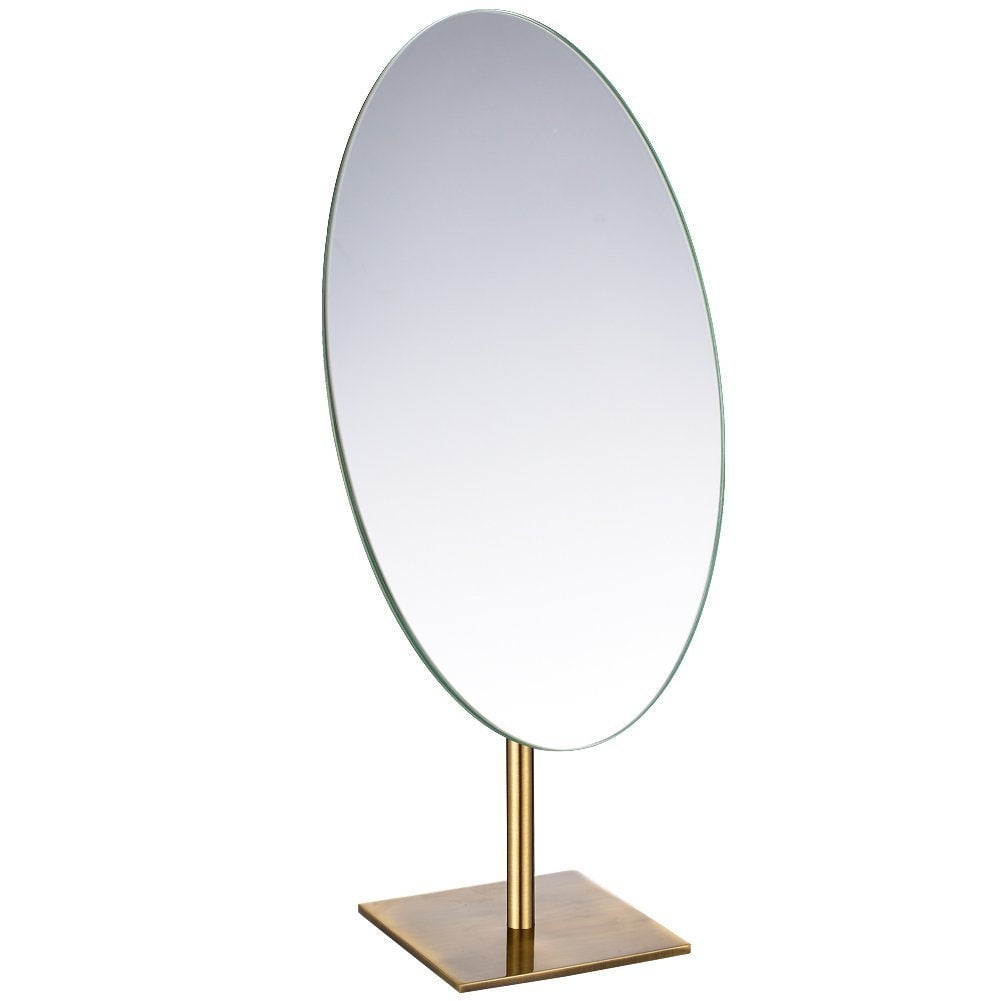 Click here for Gurun Tabletop Oval Vanity Makeup Mirror  7x12 Ant... prices