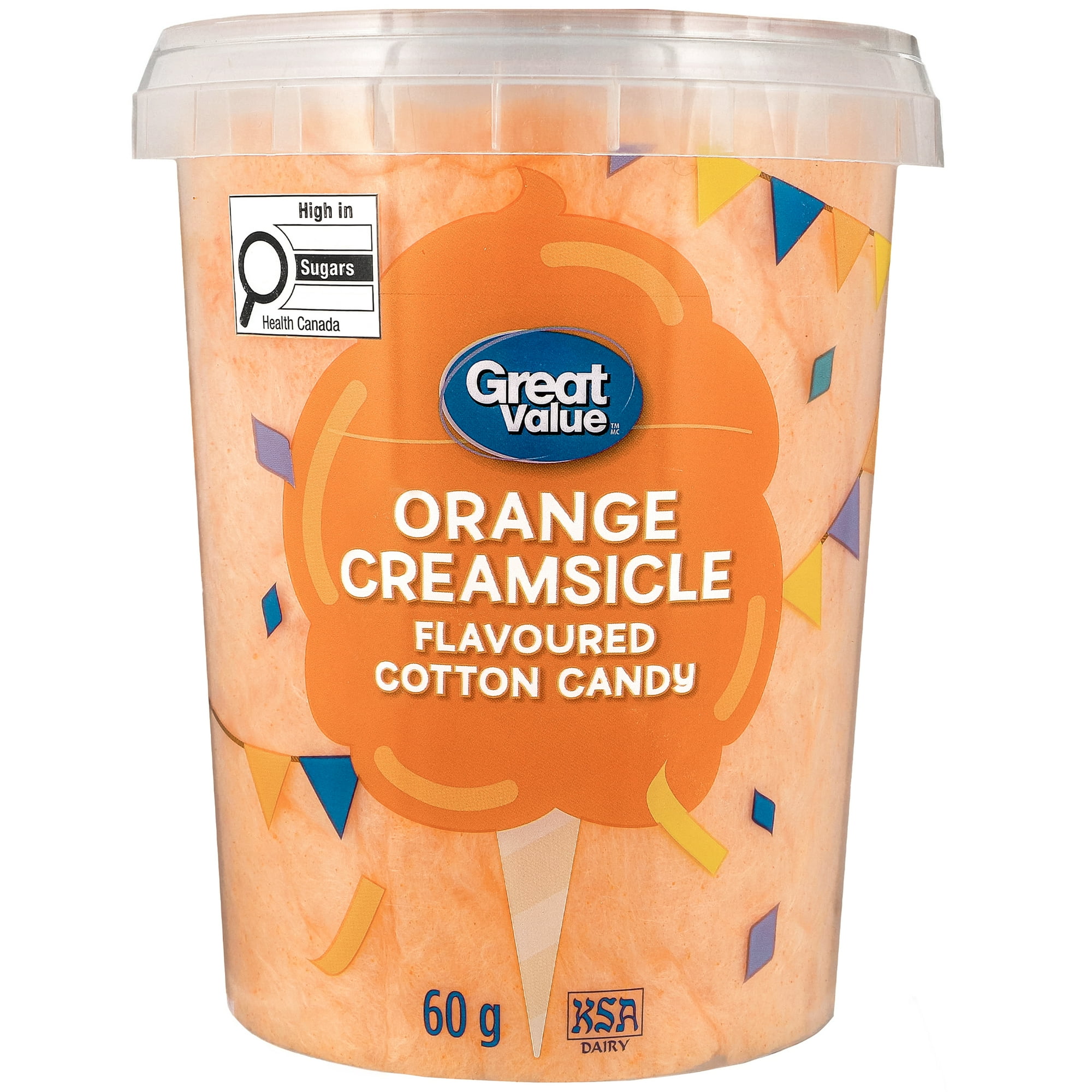 Click here for Great Value Orange Creamsicle Flavoured Cotton Can... prices