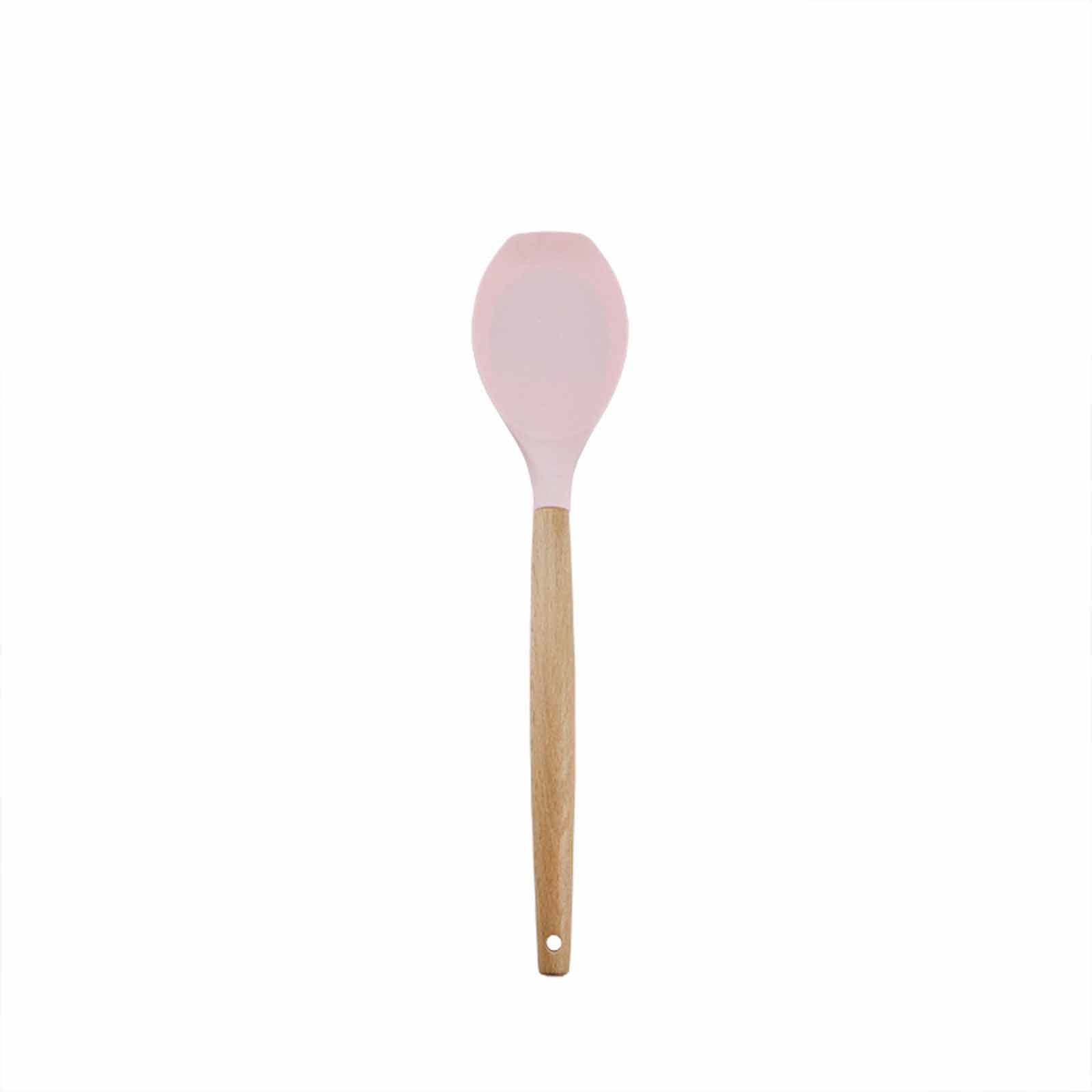 Click here for Dvkptbk Spatula Silicone Wooden Spatula Cooking Ut... prices