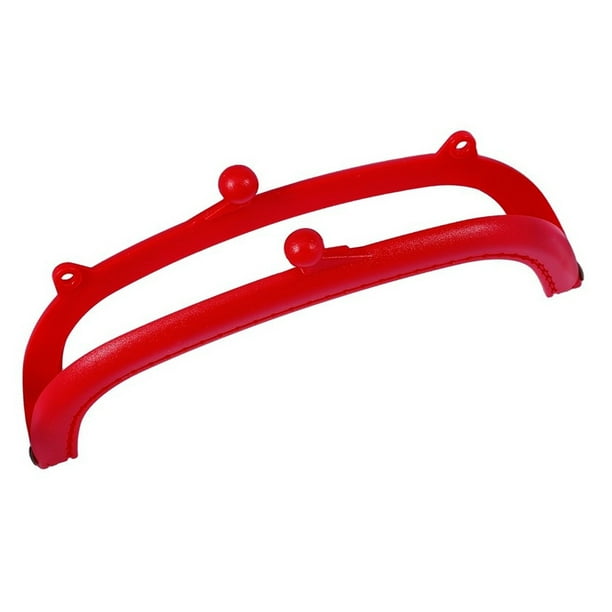 8.5cm Semicircular Candy Red Color Arc Plastic Kiss Clasp Lock Handbag ...