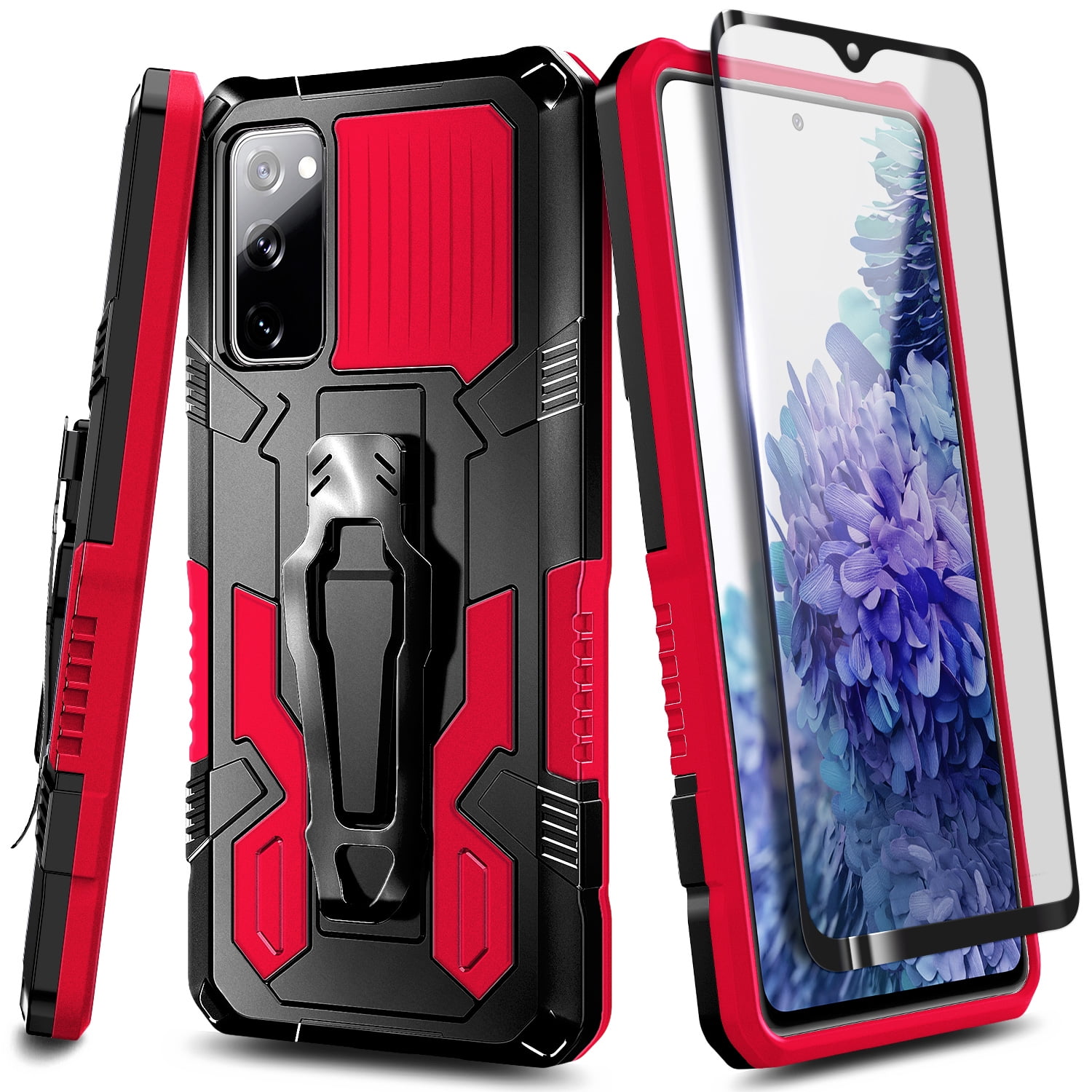 Nagebee Case for Samsung Galaxy S20 FE 5G with Tempered Glass Screen ...