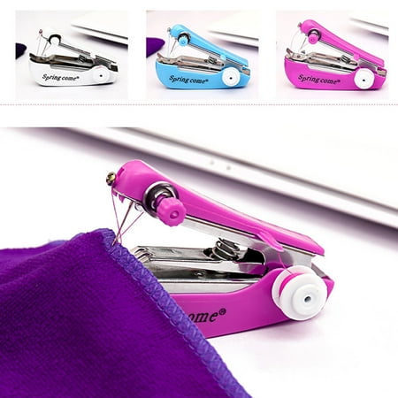 Portable mini sewing machine pocket manual sewing machine compact and ...