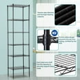 NiamVelo 6 Tier Commercial Wire Shelving Unit, Adjustable Metal Shelf ...
