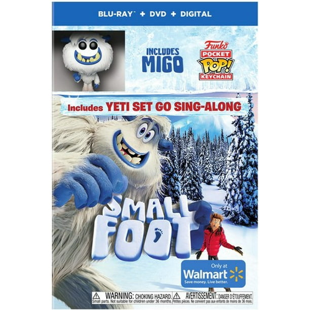 Smallfoot (Blu-ray + DVD + Digital Copy + Funko Pop) - Walmart.com ...