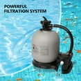 Katxon Sand Pool Filter 19in Tank, Max 3500GPH for Pools Up to 18000GAL ...