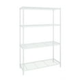 Hyper Tough White Wire Shelf 4-Tier 54"H x 36"W x 14"D, 1400lbs Total ...