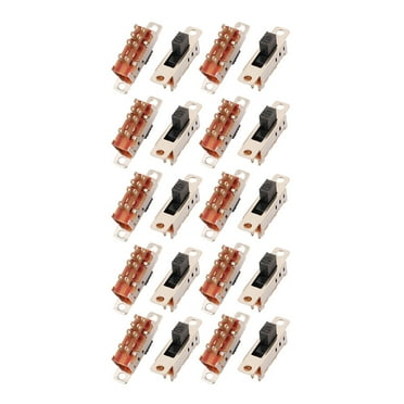 10Pcs 2 Position 3P SPDT Micro Slide Switch Latching Toy Switch 8mmx4mmx4mm - Walmart.com