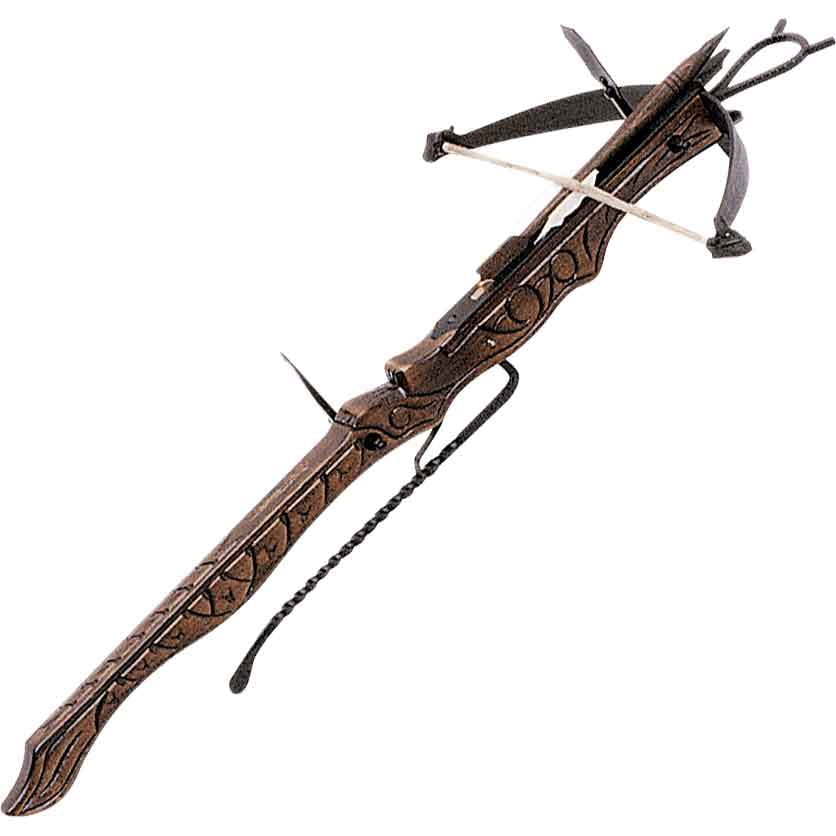 medieval archery collectible miniature Dollhouse tiny crossbow model ...