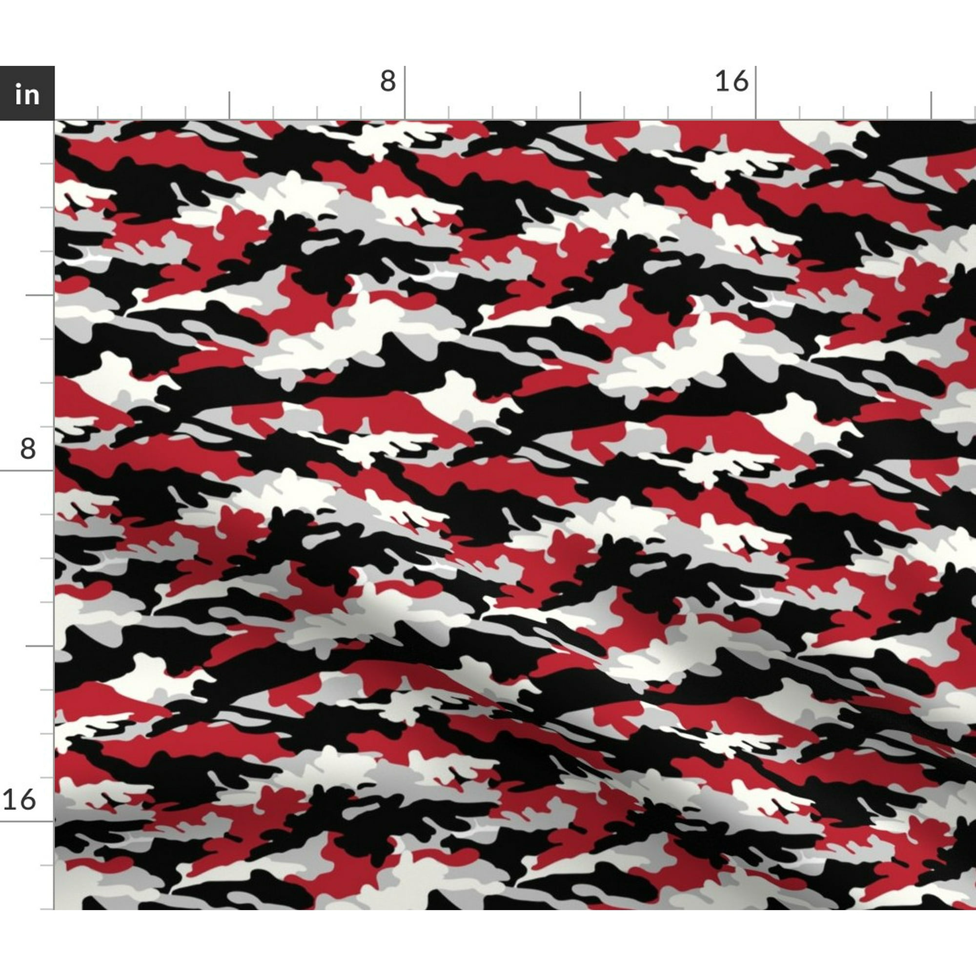 Red And Black Camouflage