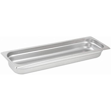 Winco Stainless Steel Anti-Jamming Steam Pan, 1/6 by 2 1/2-Inch, 24 ...