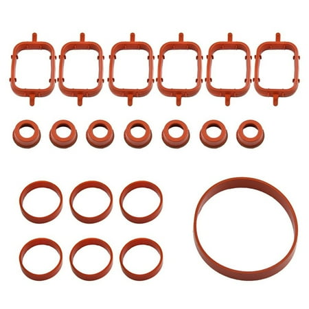 OUTAD 20PCS Intake Manifold Gaskets For M47 E87 E46 E90 E91 E92 E93 E39 ...
