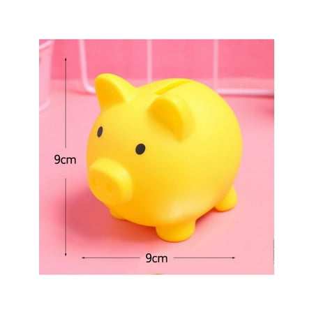 Cartoon Pig Money Coins Box Children Gift Transparent Piggy Bank ...