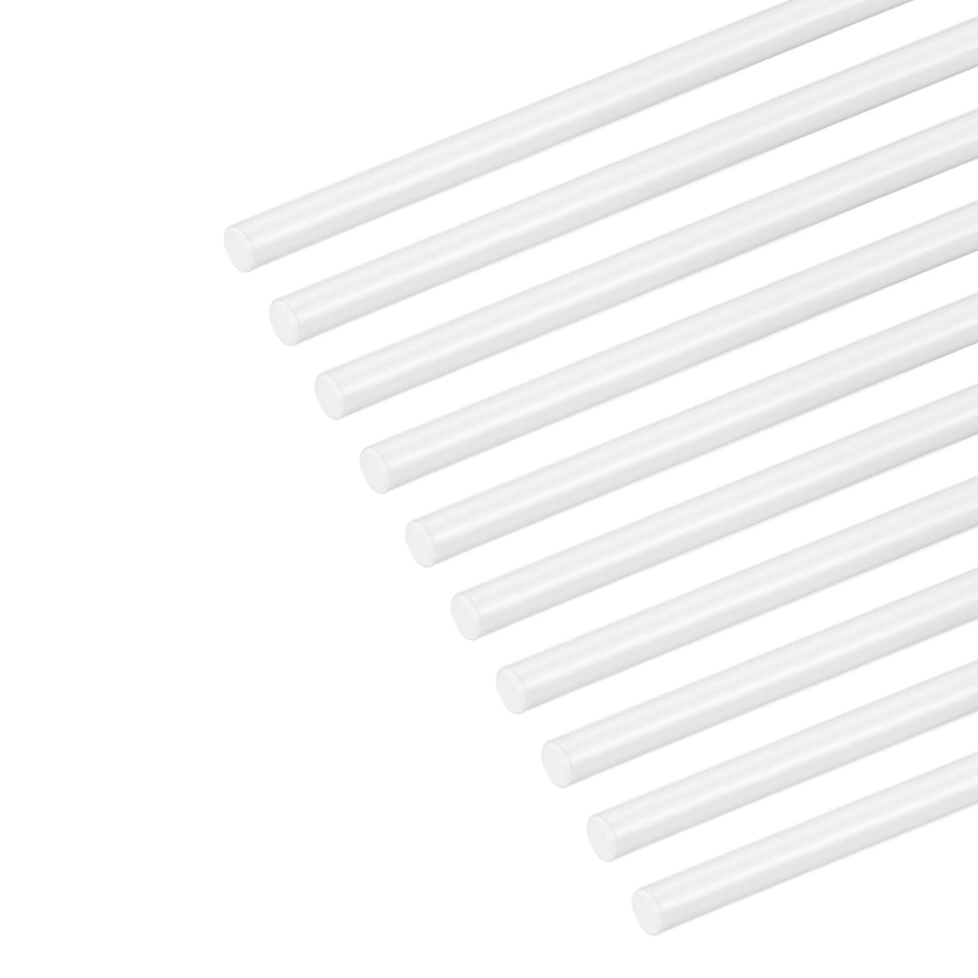 ABS Styrene Plastic Round Bar Rod,3/32" Dia 20" Length,White for ...