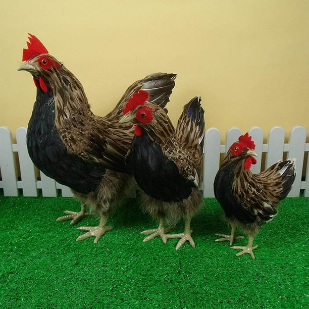 freestylehome Lifelike Hen Model Realistic Chicken Statue Realistic ...