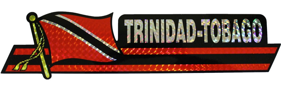Trinidad and Tobago Bumper Sticker - Walmart.com