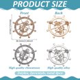 1Set 4Pcs 2 Colors Anchor Zinc Alloy Rhinestone Brooches for Backpack ...
