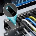 Enterprises 1U Rack Cable Organizers 19in 24 Position 48 Port Cold ...