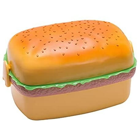 TESNN 1 pièce mignon Rectangle Burger étudiant boîte à déjeuner micro ...
