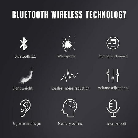 Chronus Wireless Bluetooth 5.0 Earphone,headphones With Mic Touch ...