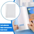 10 Pcs Clear Self-adhesive Book Covers, PP Material 16K A4 Book Sleeves ...