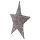 18" LED Lighted Silver Hanging Star Outdoor Christmas Decoration ...