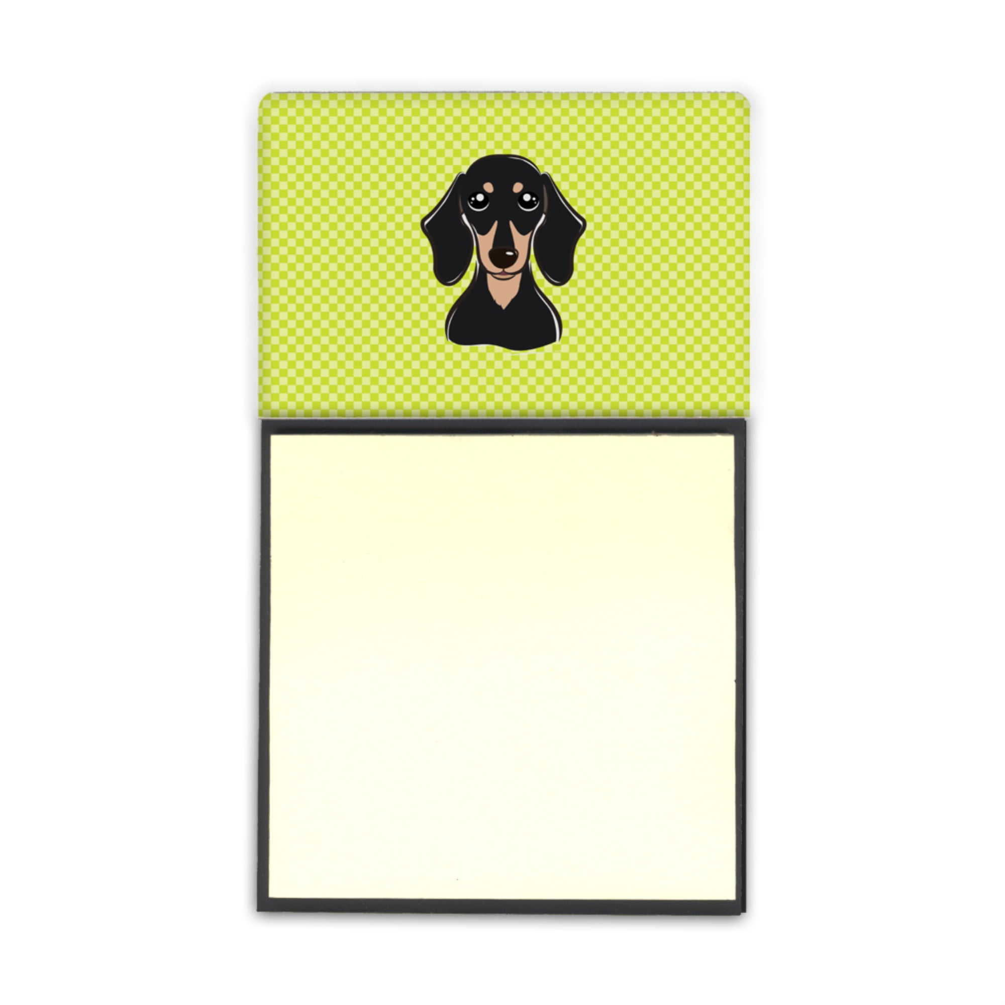 Caroline s Treasures Checkerboard Lime Green Smooth Black And Tan Caroline s Treasures Checkerboard Lime Green Smooth Black And Tan