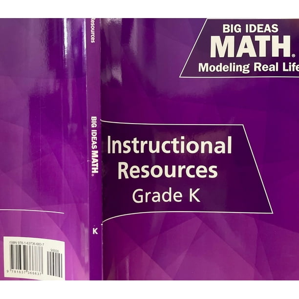 Big Ideas Math, Modeling Real Life, Grade K, Instructional Resources, c ...
