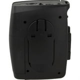 GPX Tape Recorder and AM/FM Radio with Built-in Speaker, CAS337B, Black ...