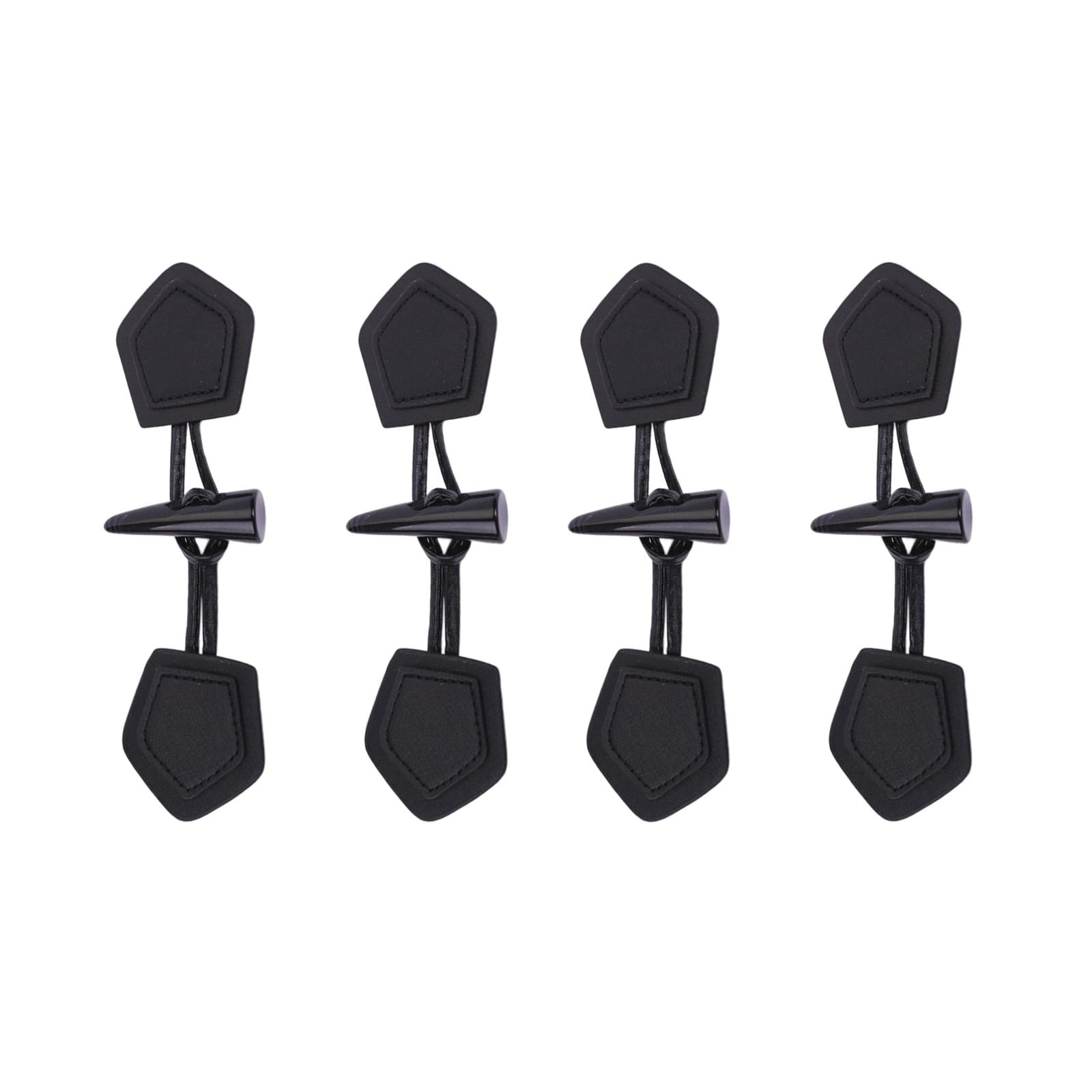 4Pairs Leather Toggle Button Fasteners Sewing Coat Jacket Clothes Shawl ...