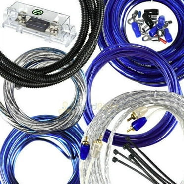 SoundBox 4 Gauge Amp Kit Complete AWG Amplifier Install Wiring Cables ...