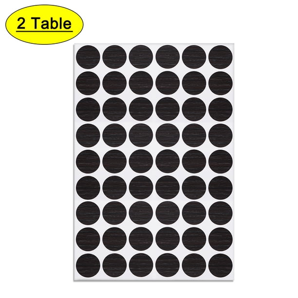 Self-adhesive Screw Hole Stickers,2- Table Self-adhesive Screw Covers ...