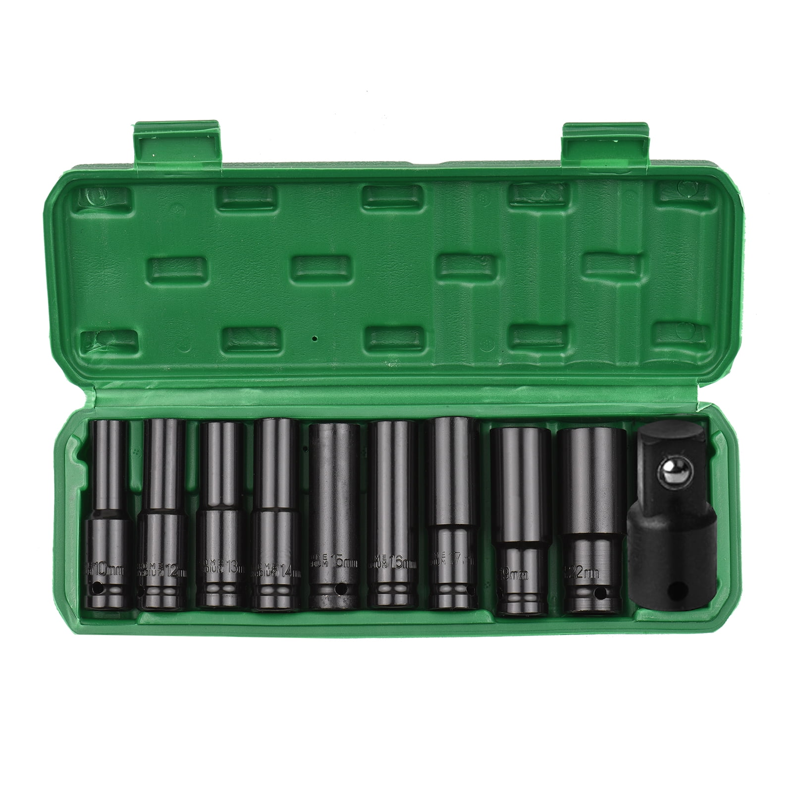 Carevas 1/2 Inch Drive Hex Impact Socket Set 10-Piece Deep Socket ... Carevas 1/2 Inch Drive Hex Impact Socket Set 10-Piece Deep Socket ...