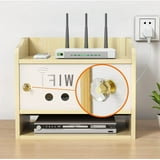 Catekro Wooden WiFi Router Storage Box Wall Shelves Stuff 3 ...