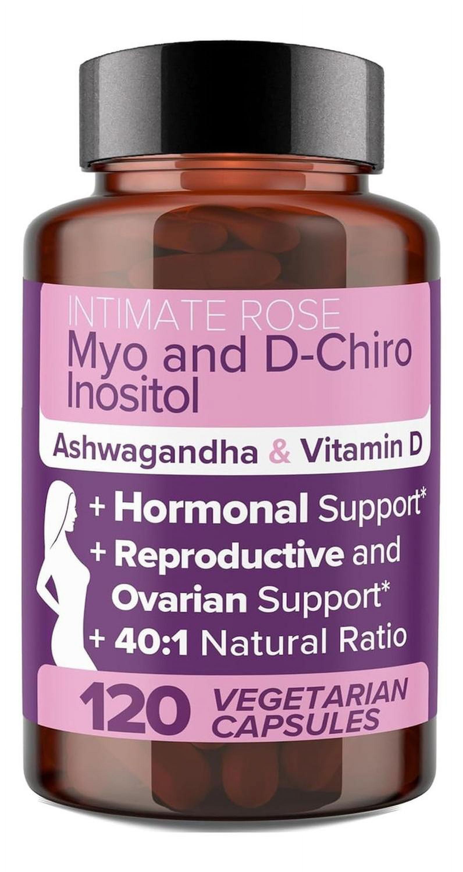 Myo Y D-Chiro Inositol 120 Cáps Intimate Rose Apoyo Ovárico Y Hormonal ...