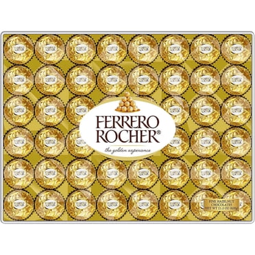 Ferrero Rocher Hazelnut Chocolates Candy Bar, 2 Pack of 48 Count ...