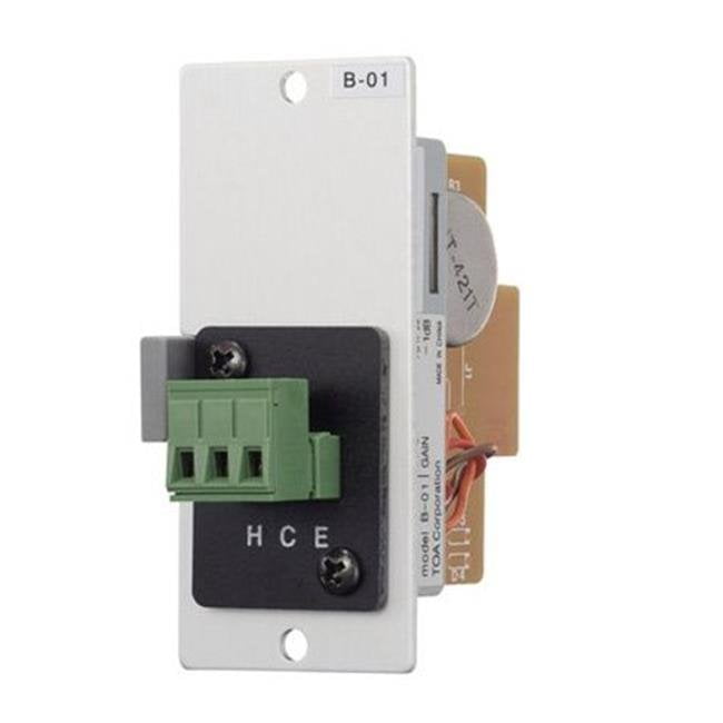 TOA Electronics TOA-L11S 600 Ohm Balanced Line Input Module Mute Receive with Screw Terminals ...