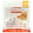 Coromega Omega-3 Orange Squeeze Packets, 650mg, Gluten-Free, 120 Ct ...