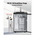 VEVOR CO2 Tank, 15 lbs New Aluminum Alloy Cylinder, CO2 Air Tank with ...
