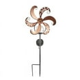 Whimsy Whirl Solar Led Metal Garden Wind Spinner Stake Light - Walmart.com
